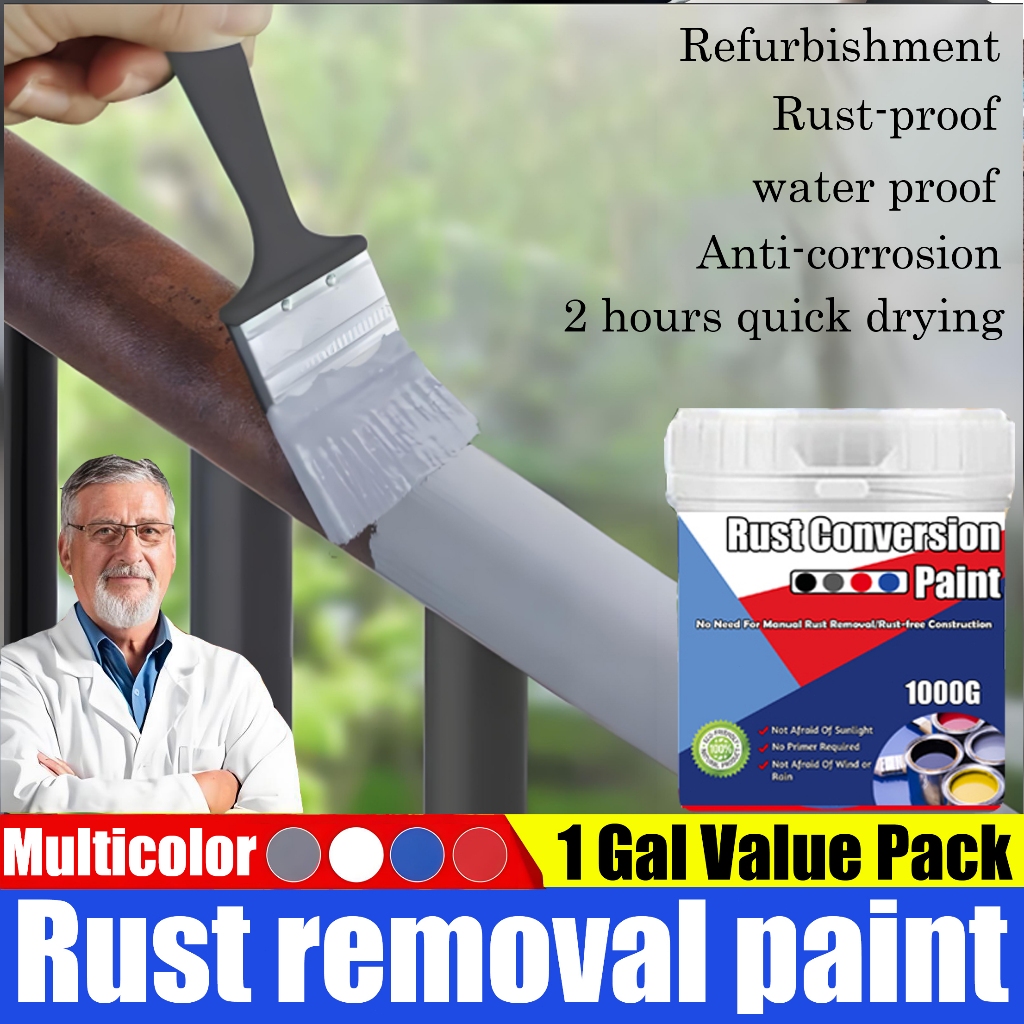 Metal anti-rust paint 1 gal value pack anti-rust primer paint metal ...