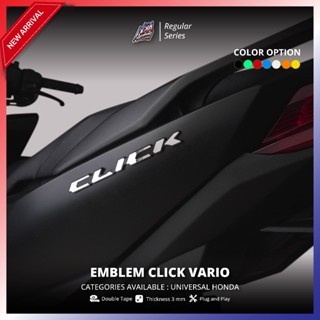 Emblem Click 2pcs Raised Stickers Click 3D Logo Vario Click Prestige ...