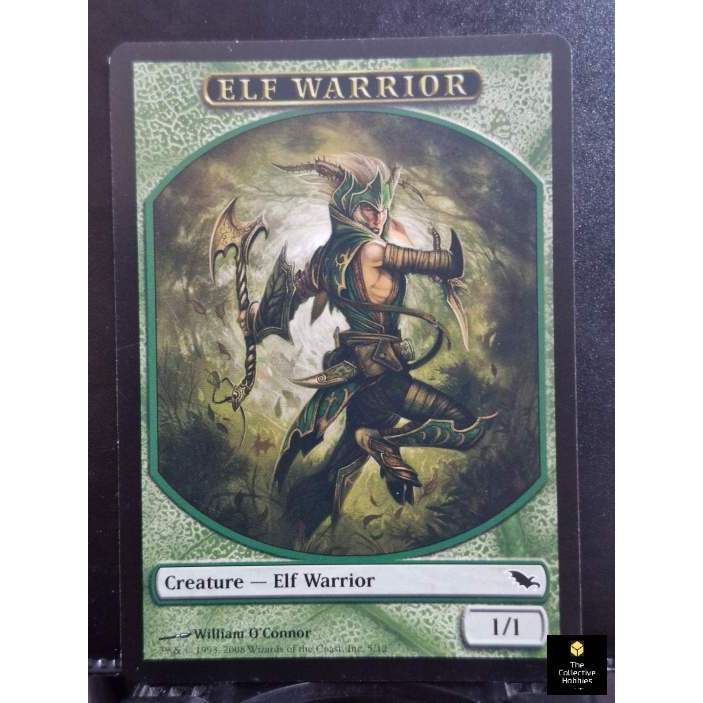 Magic the Gathering - MTG Card Game - Elf Warrior Token - [GREEN] / [ID ...