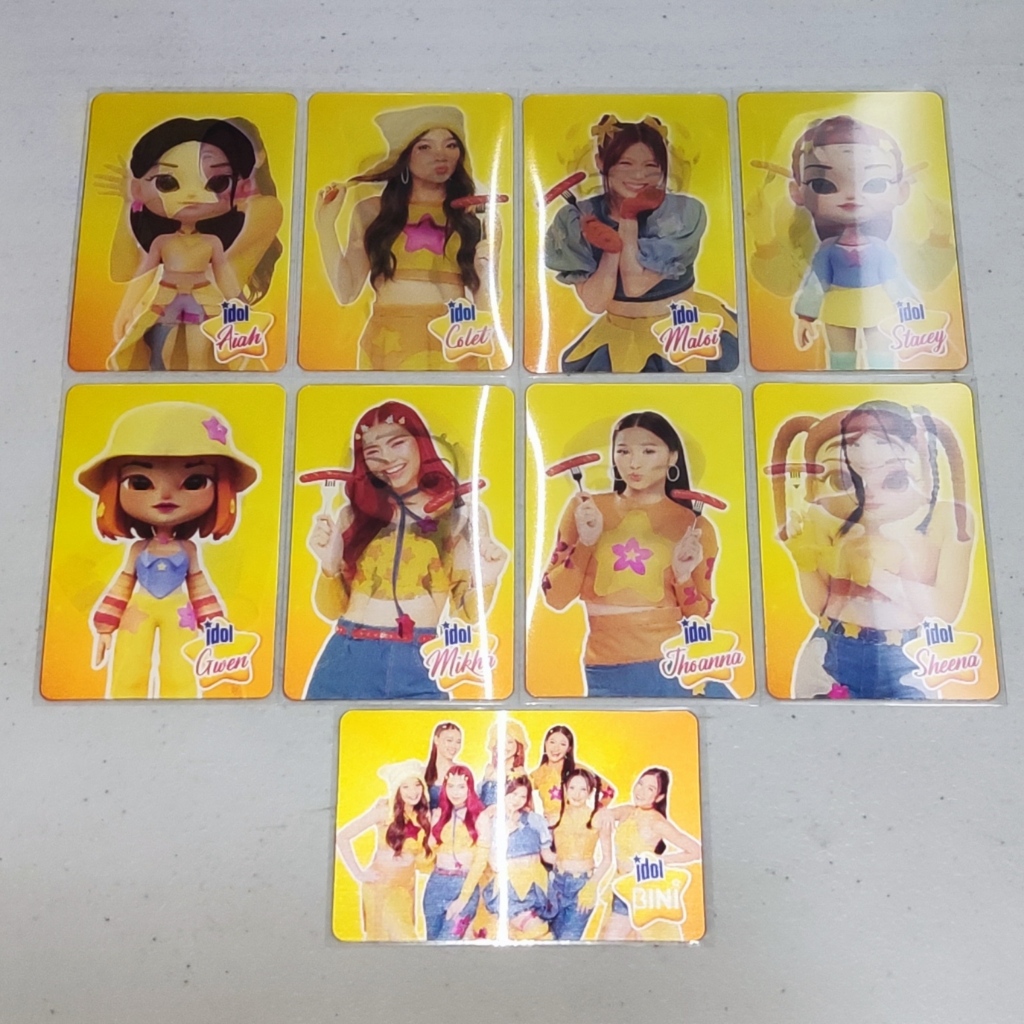 Bini CDO Idol Official Photocard Card | Shopee Philippines