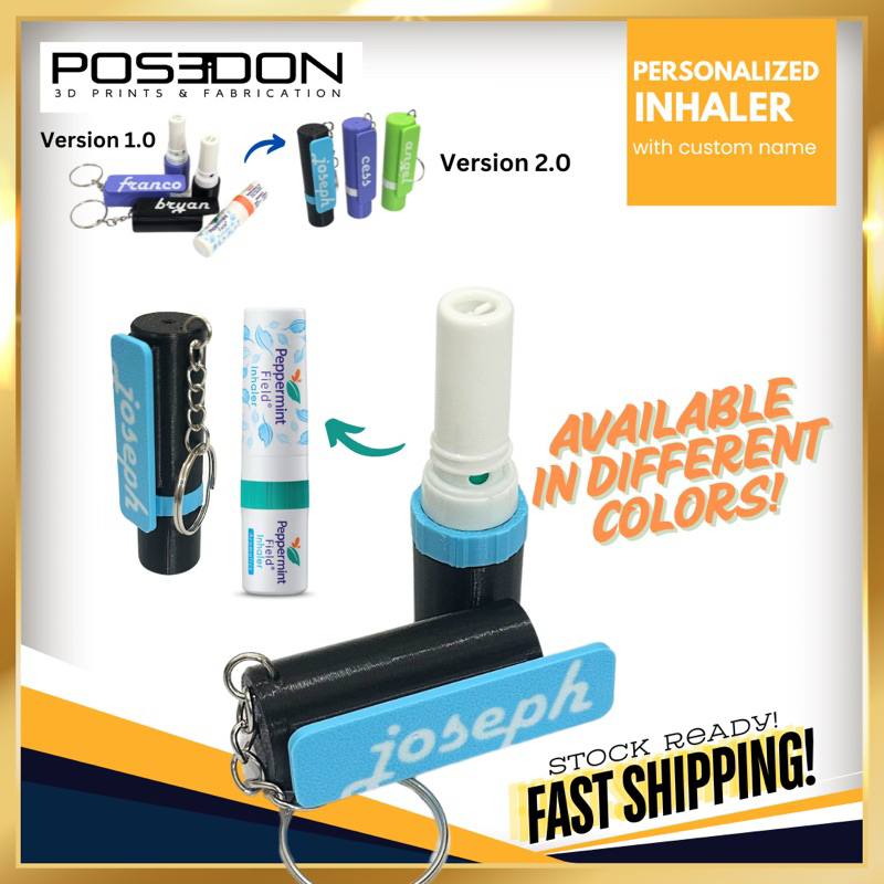 Peppermint Inhaler Personalized sold per pc (inhaler + custom case ...