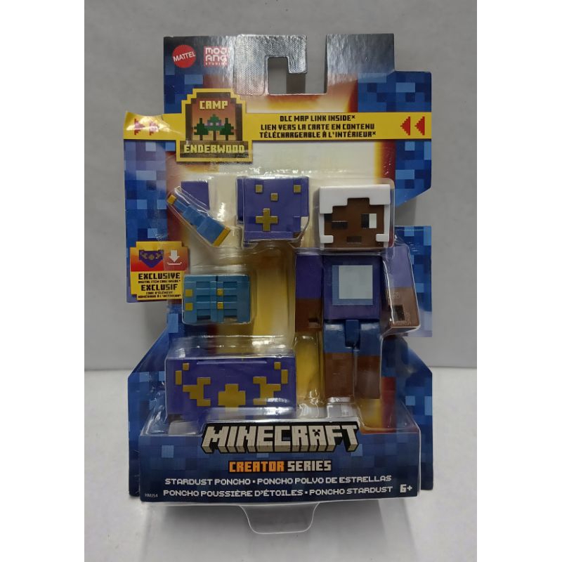 Mattel Minecraft Creator Series Action Figure - Stardust Poncho (3.25 ...