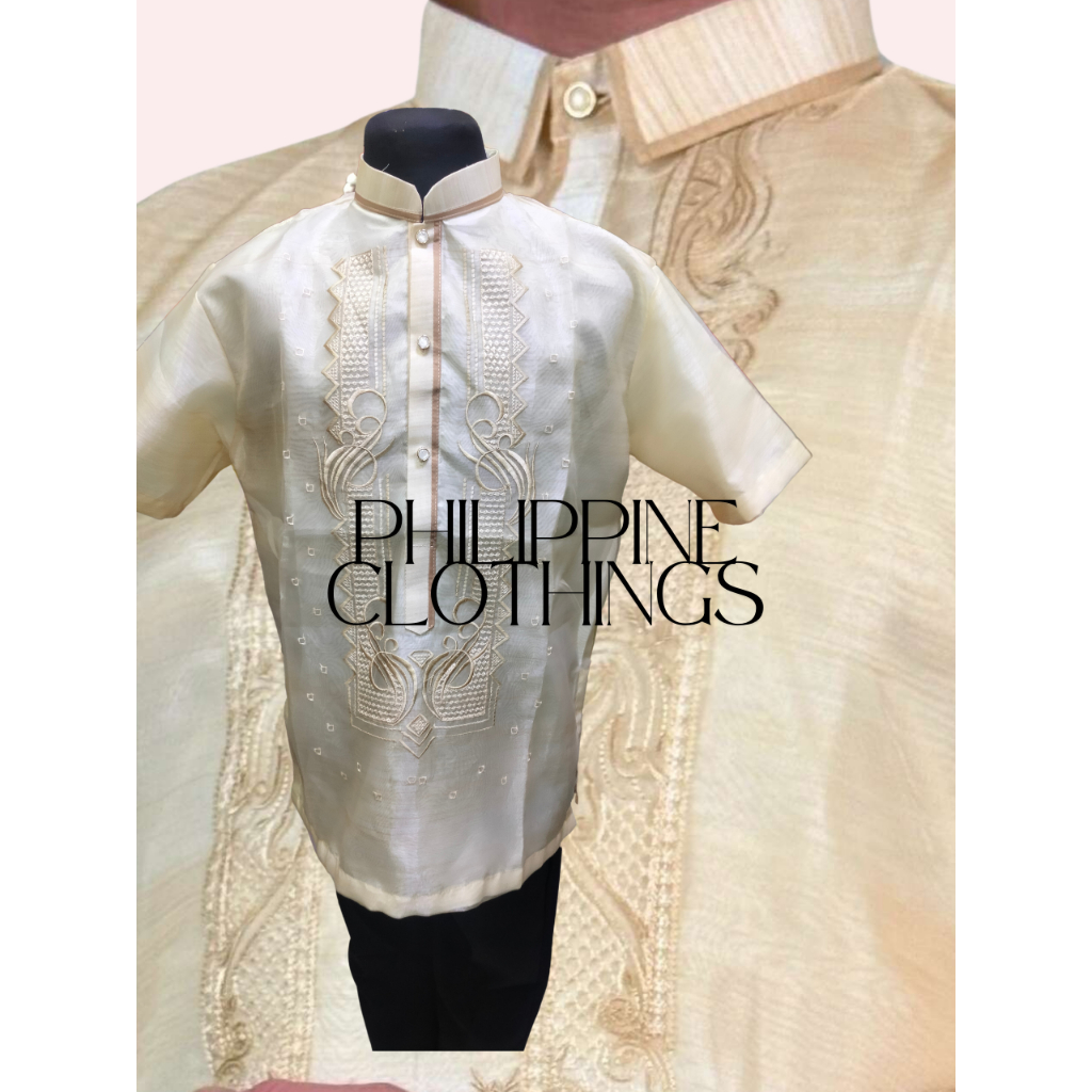 Barong Tagalog | Short Sleeve | Assorted Burda | Shopee Philippines