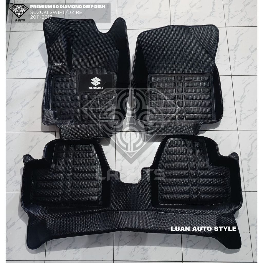 SUZUKI SWIFT/DZIRE 2011-2017/2018-2025 PREMIUM 5D DIAMOND DEEP DISH ...