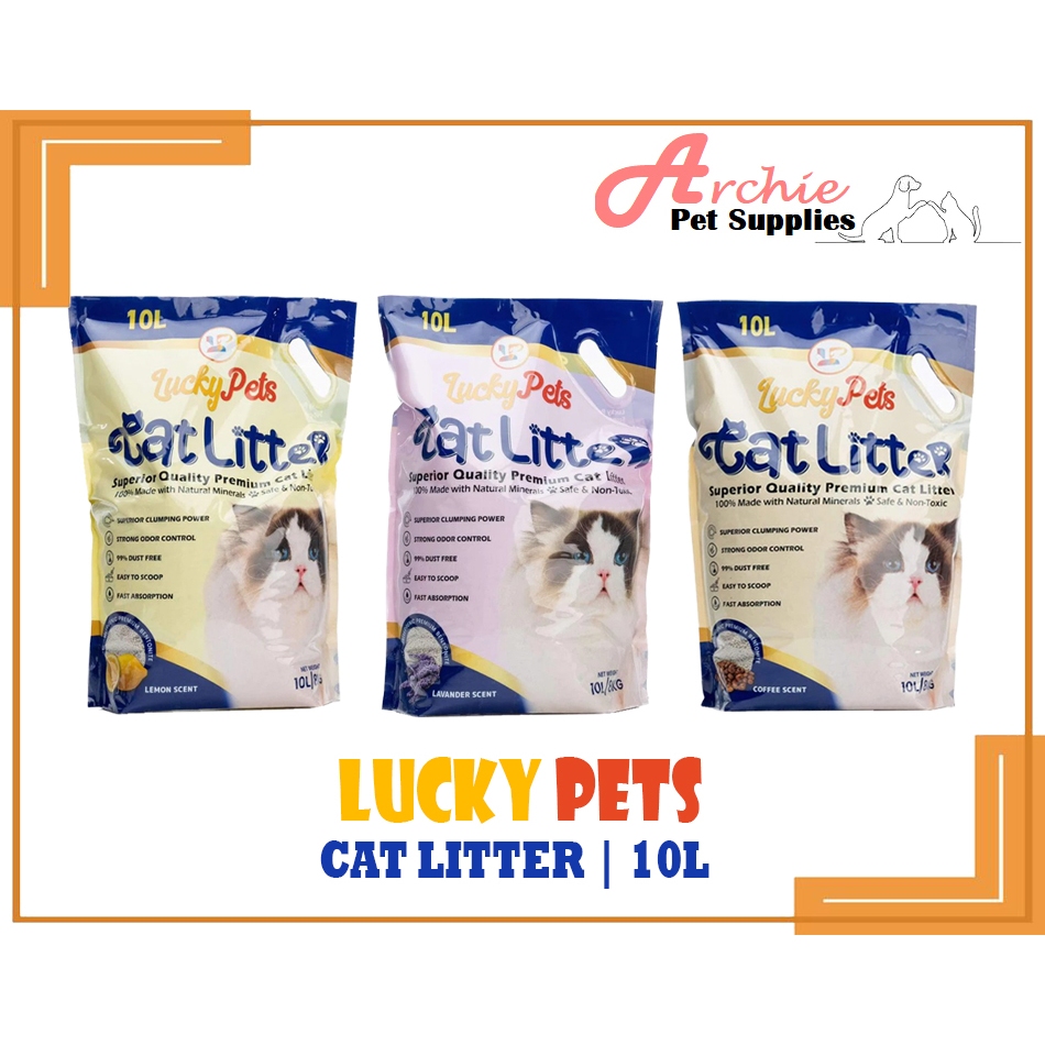 LUCKY PETS CAT LITTER | 10L (8kg) | Shopee Philippines