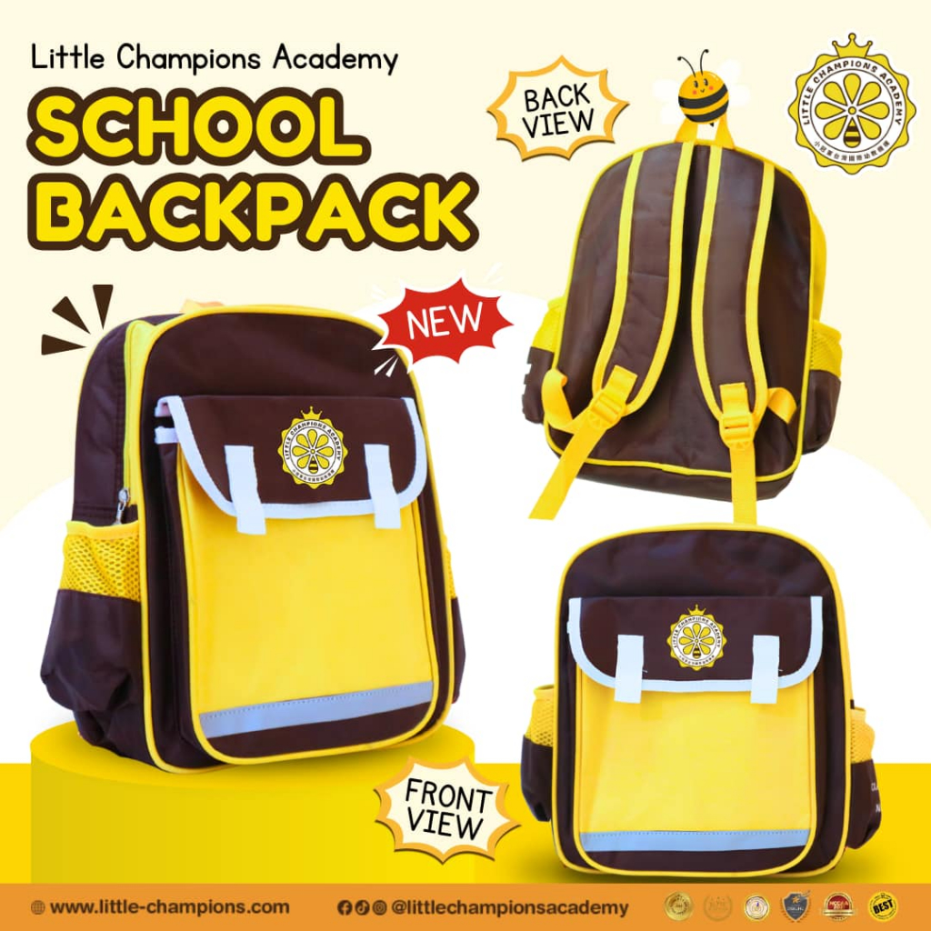 Little Champions Academy Backpack | Shopee Philippines
