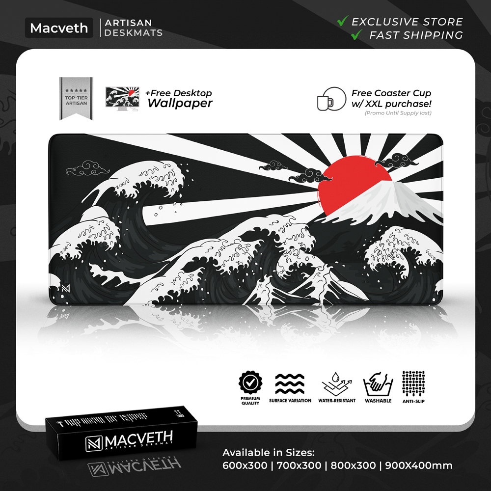 Macveth Mousepad | Nami v2 Deskmat | Extended Large Gaming Mouse pad ...