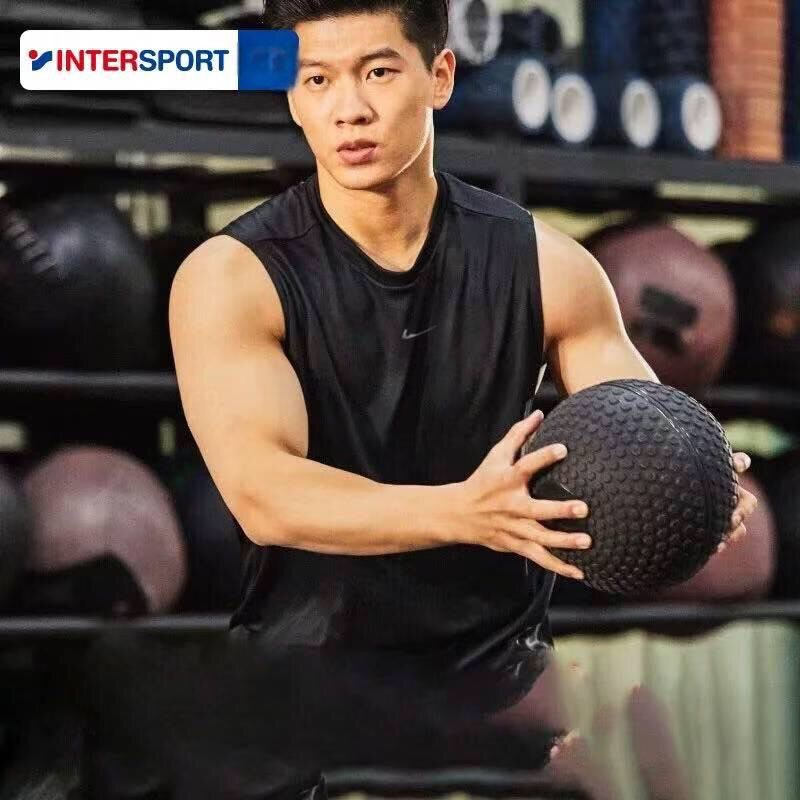 P842# Men's Sports Dri-Fit Spandex Basketball Running Sleeveless Sando ...