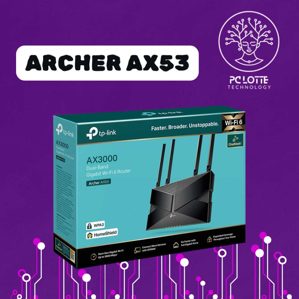 TP-Link Archer AX53 AX3000 Dual Band Gigabit Wi-Fi 6 Router | Shopee Philippines