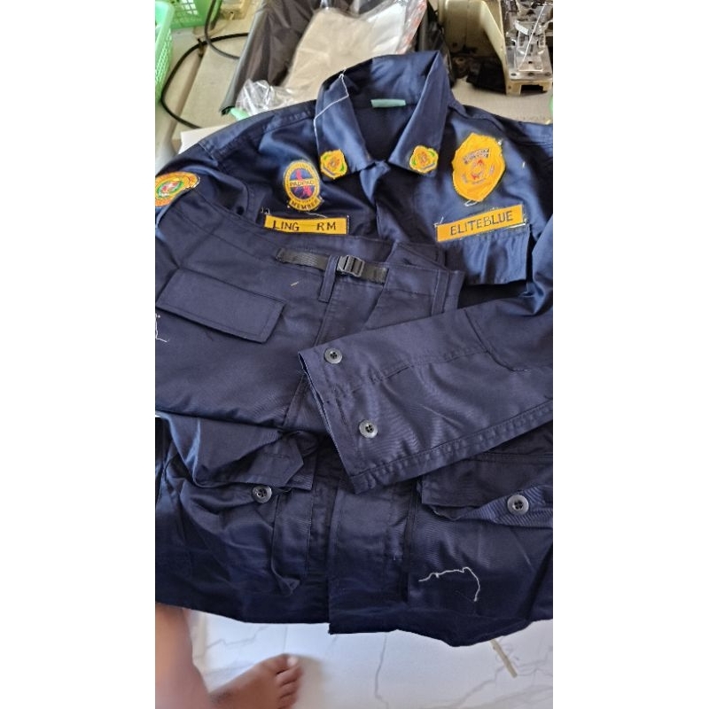 TROPICAL SET FOR SECURITY GUARD W/COMPLETE PATCHES. | Shopee Philippines