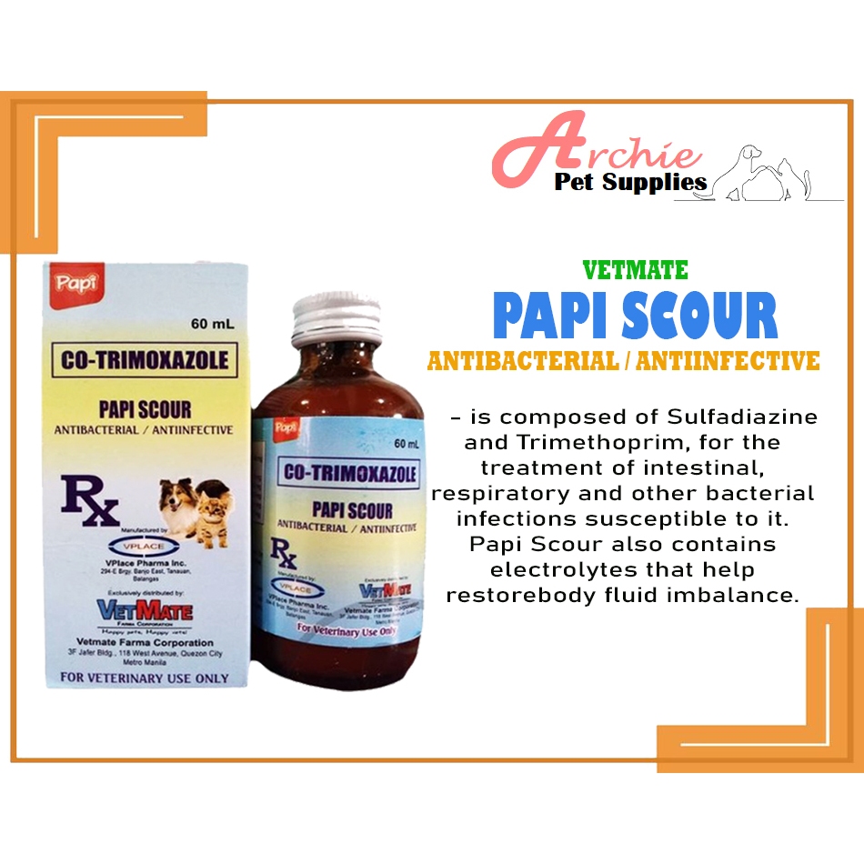 PAPI SCOUR (Antibacterial/ Anti-Infective) 60mL | Shopee Philippines