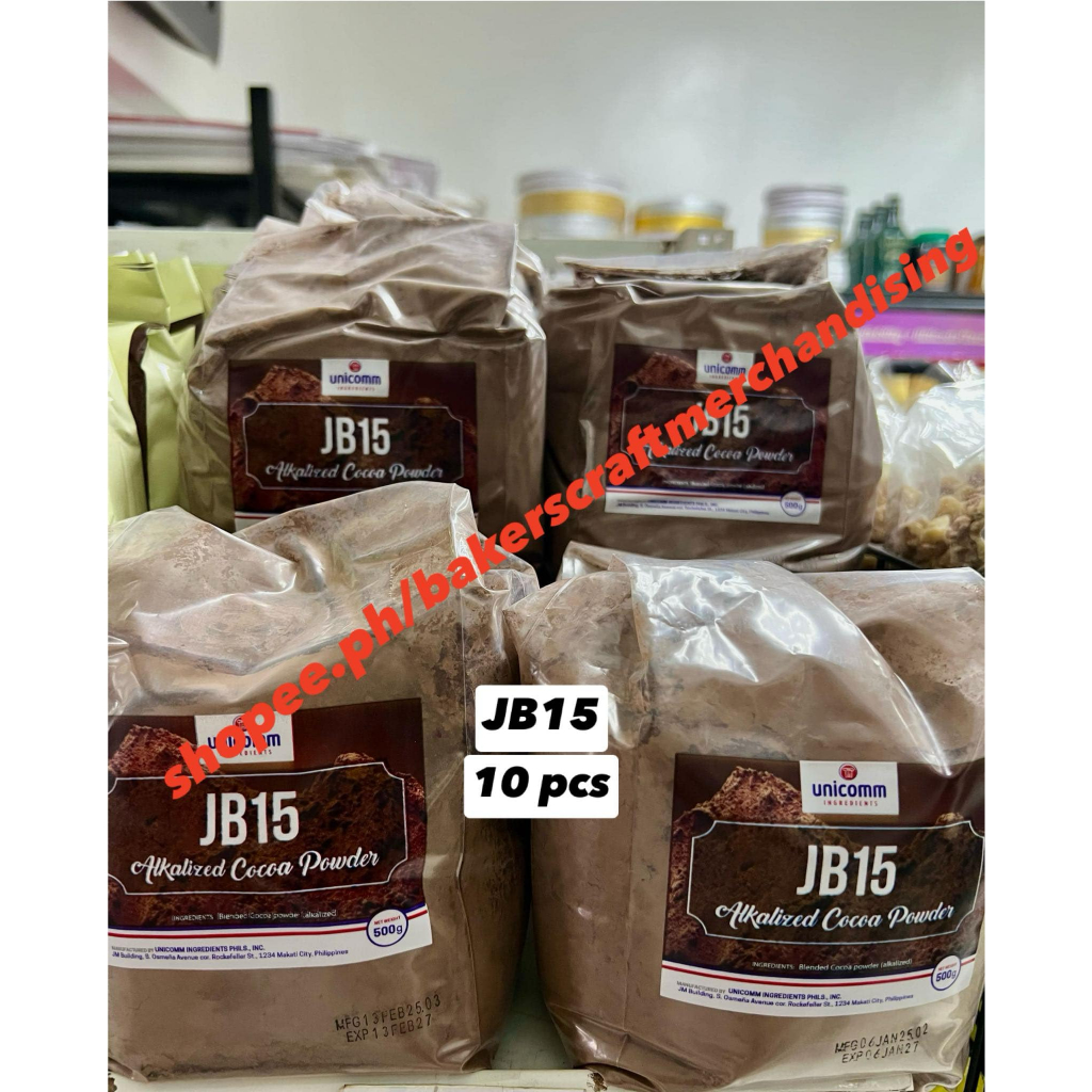 JB15 Alkalized Cocoa Powder 10 Pcs x 500g Wholesale 5 Kg Net | Shopee ...
