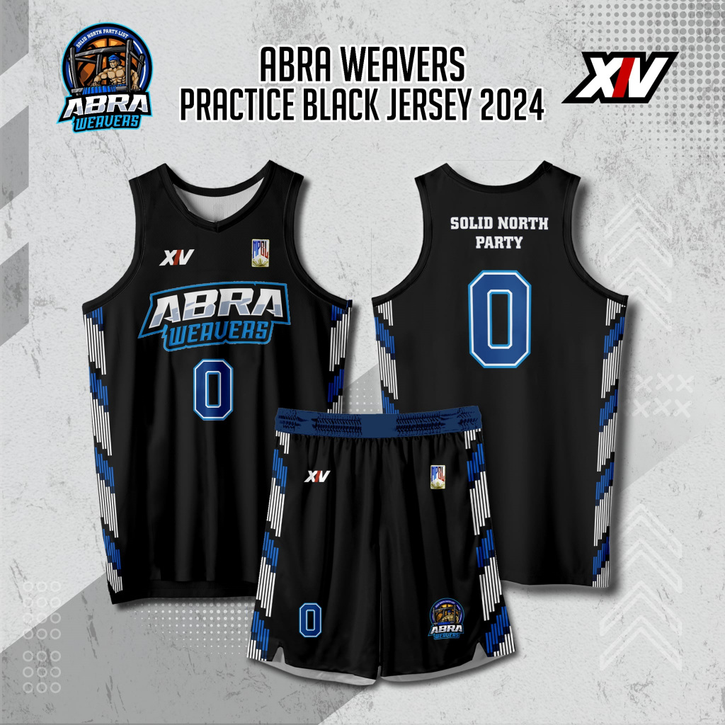 Abra Weavers Practice Jersey Black 2024 | Shopee Philippines