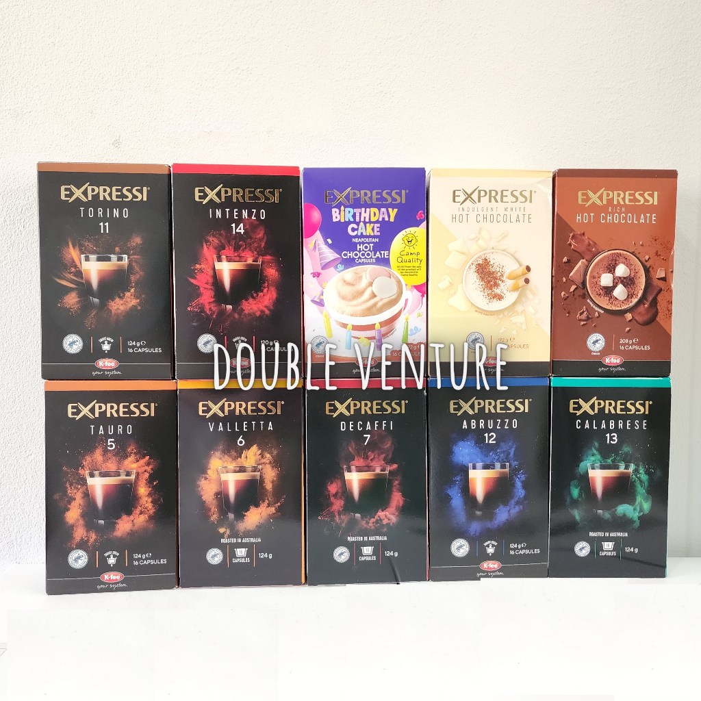 Expressi K-Fee and Caffitaly Compatible Coffee Capsules 16pk | Shopee ...