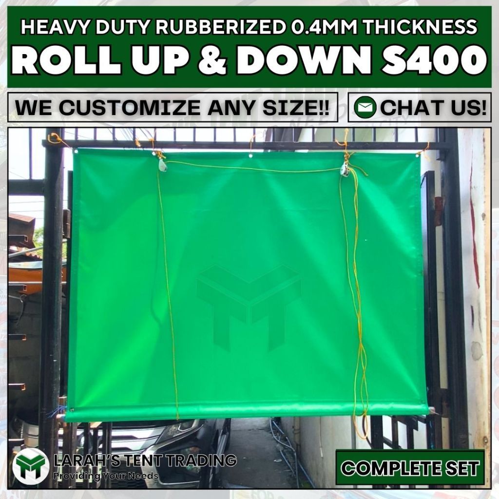 CUSTOMIZE FINISH ROLL UP & ROLL DOWN TARP COMPLETE SET ORIGINAL S400 ...