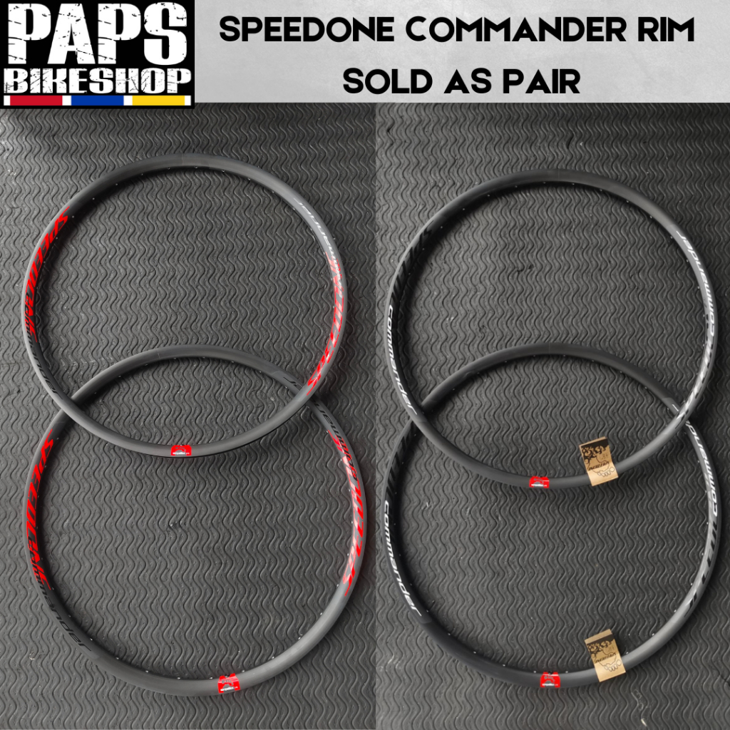 SPEEDONE COMMANDER RIMS SOLD AS PAIR XC TR RIM FOR MTB | Shopee Philippines