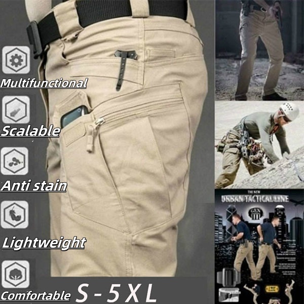 Plus Size 5XL Cargo Pants Men Slim Fit Hiking Pants Ix7 Tactical Pants ...