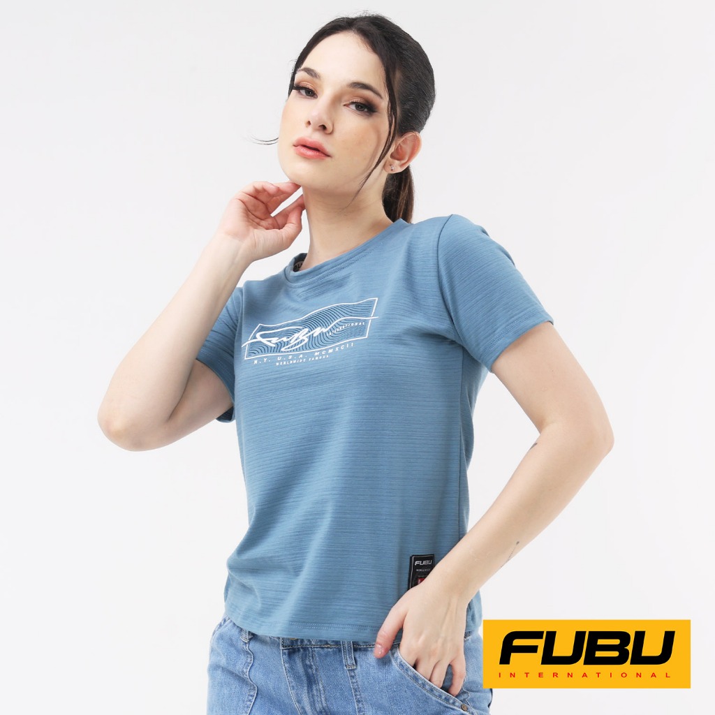 Fubu Girls Round Neck Streaky Short Sleeve QST03-0025 | Shopee Philippines
