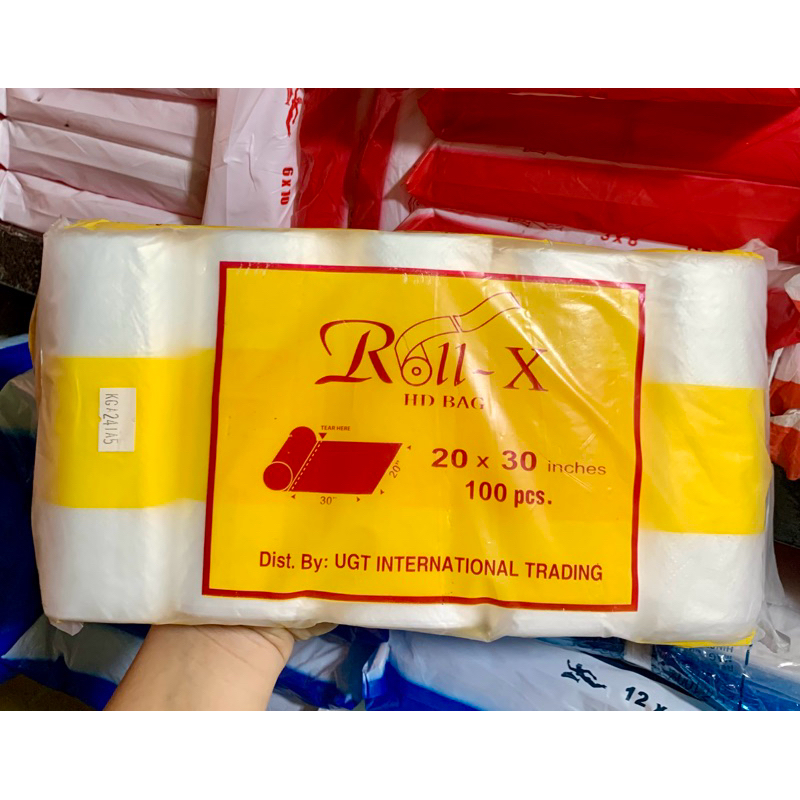 20x30 for Laundry plastic ROLL-X Roll Bag | Shopee Philippines