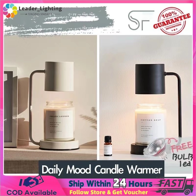 LEADER LIGHTING Dimmable Lamp Candle Heater Dimmable Lamp Melting ...