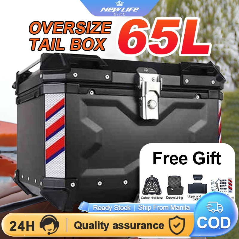 Motorcycle Box 5/36/40/45/46/55L Aluminum Alloy Motorcycle Top Box universal motorcycle ...