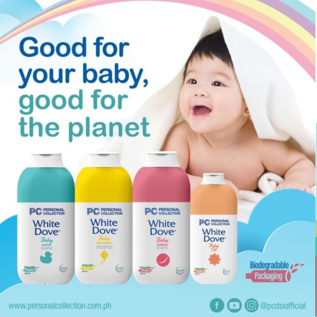 PERSONAL COLLECTION WHITE DOVE BABY POWDER 200G | Shopee Philippines