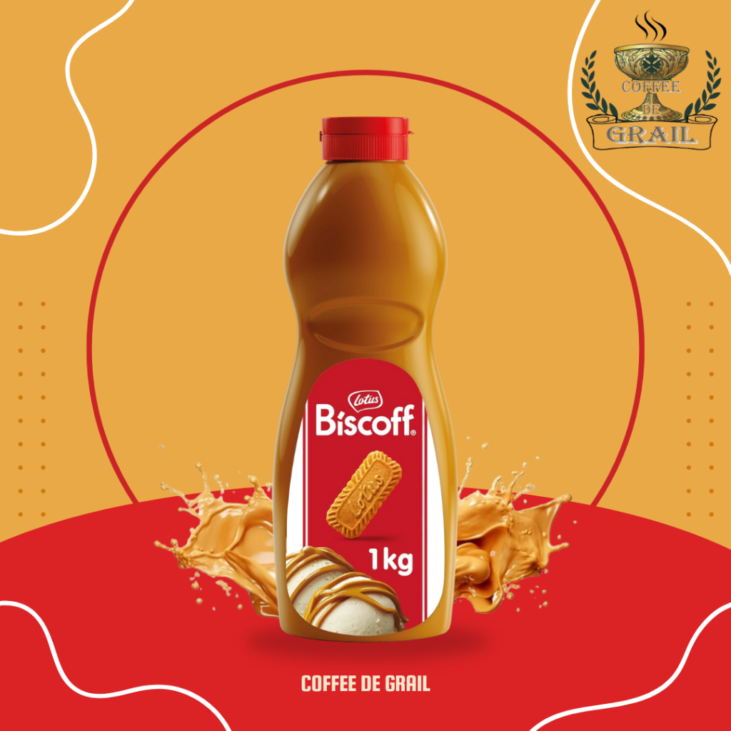 Lotus Biscoff Sauce 1kg – Caramelized Biscuit Topping for Coffee ...