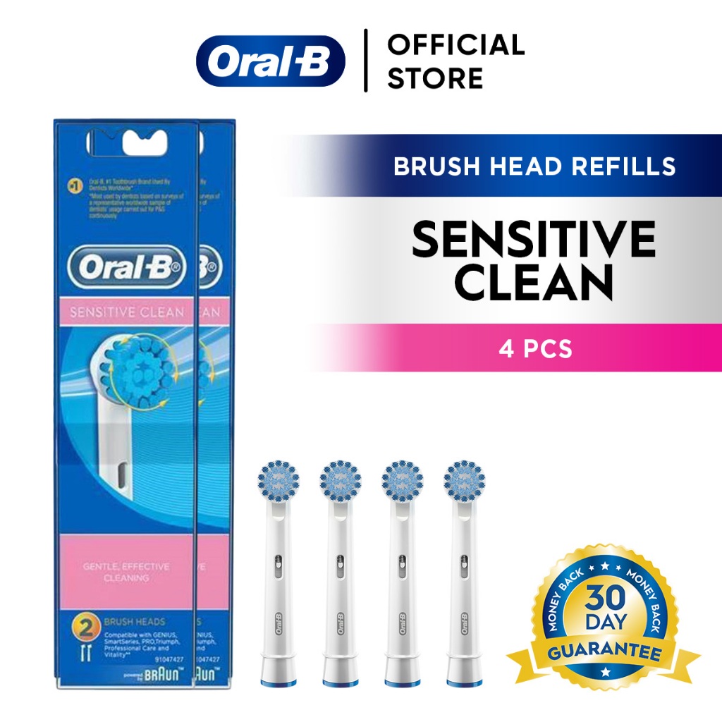 [100% Authentic] Oral-B Sensitive Clean Electric Toothbrush Refill ...