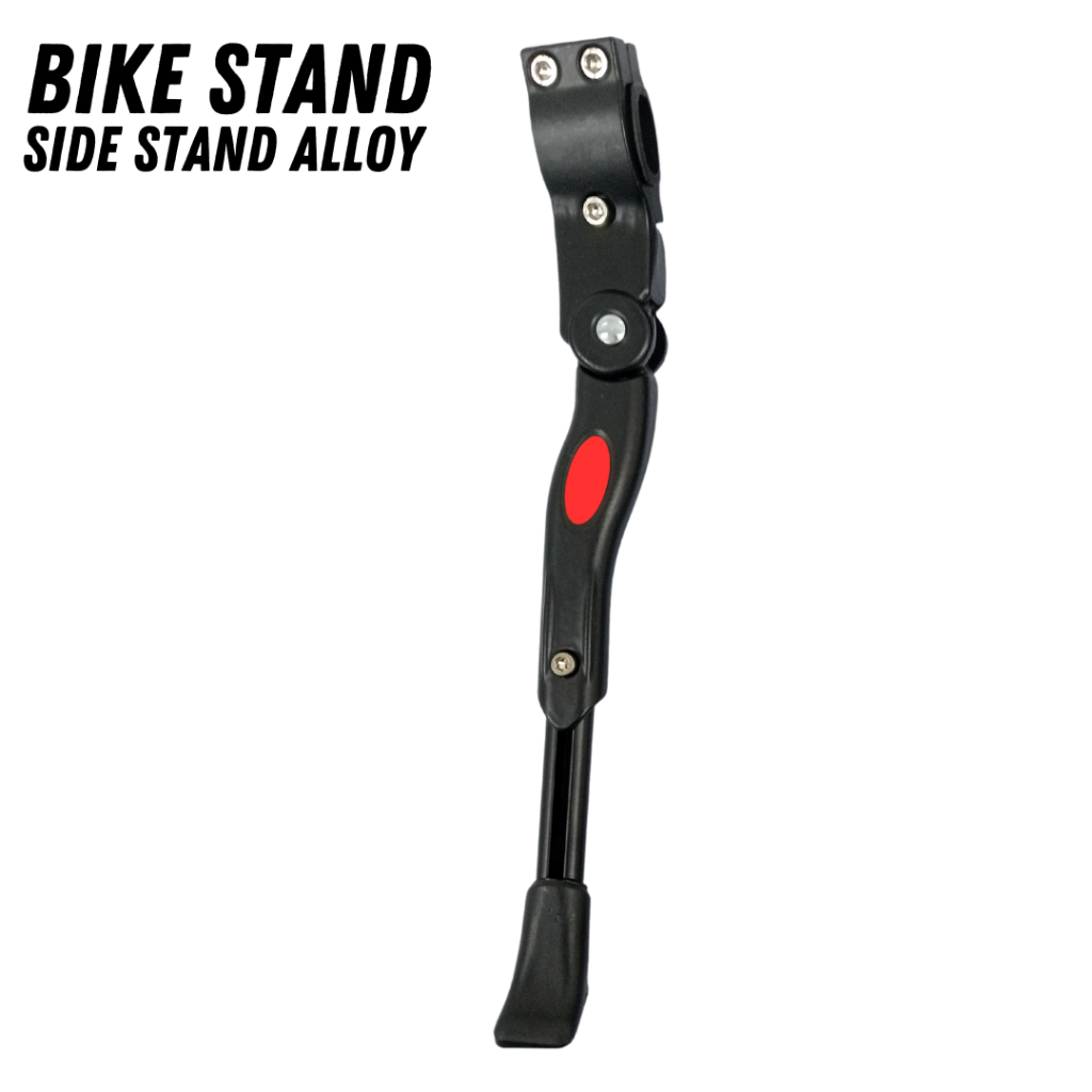 Bike Side Stand Aluminum Adjustable Bicycle Alloy Universal for 26/27 ...