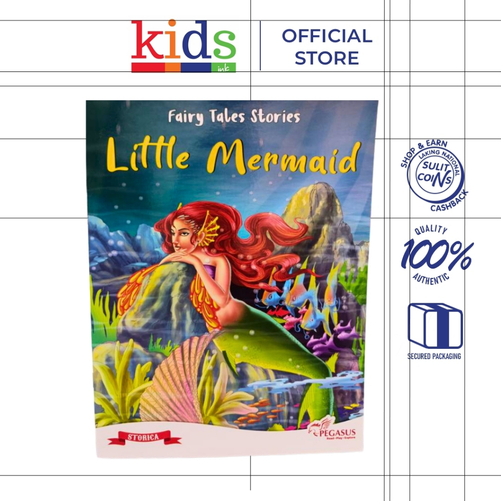 FAIRY TALES STORIES LITTLE MERMAID TRADEPAPER - Kids Ink | Shopee ...