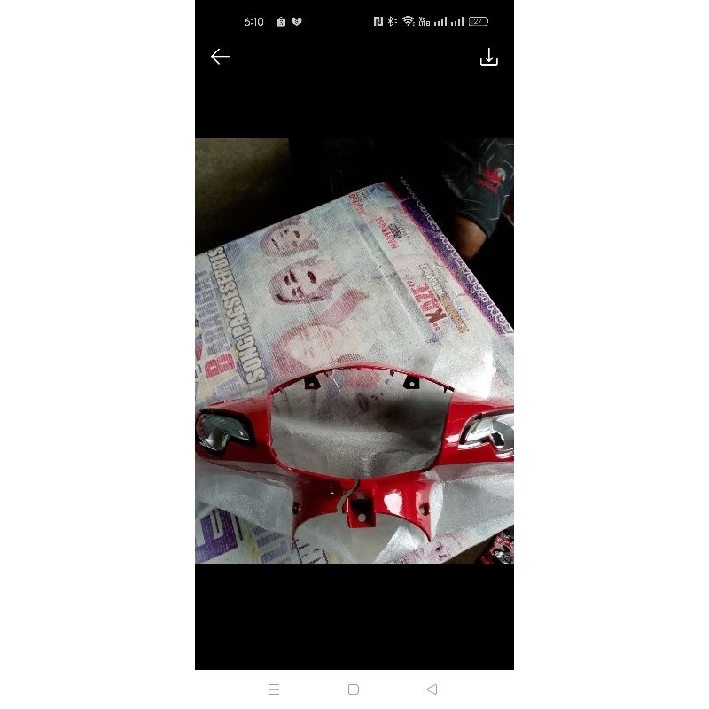 replacement front cowling red disc top cover red | Shopee Philippines