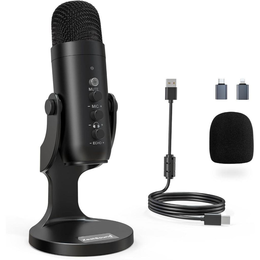 USB Microphone Condenser Microphone PC Microphone Tabletop Microphone ...