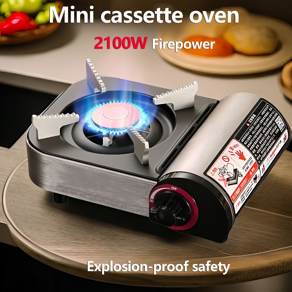 butane gas stove household gas outdoor camping portable card type stove ...