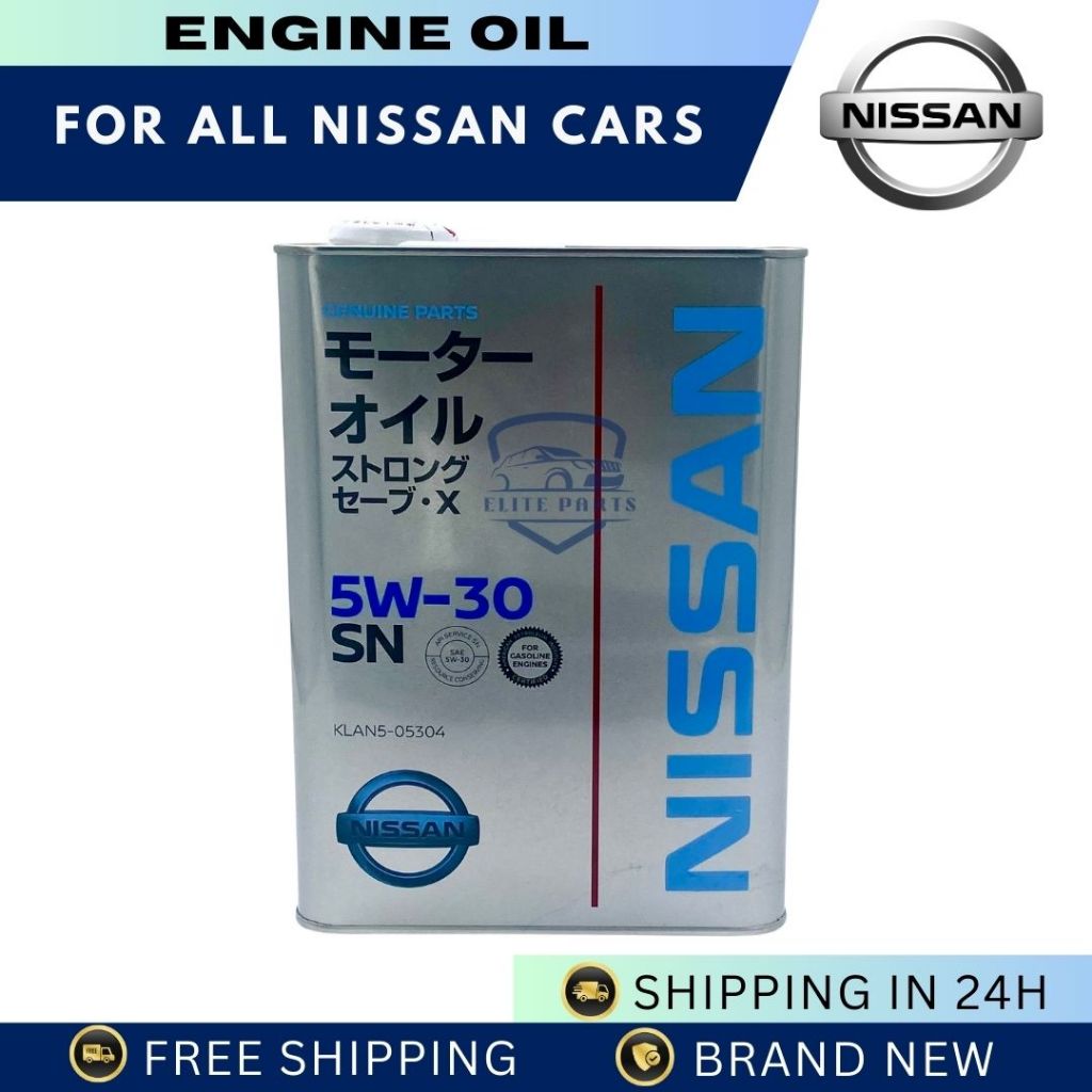 NISSAN 5W-30 ENGINE OIL for TOYOTA CARS / ALL YEARS | Shopee Philippines