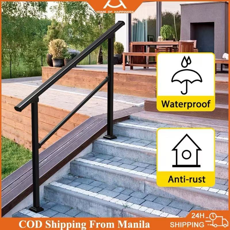 Stair Handrail Cast Iron Bay Window Railing Loft Guardrail Handrail ...