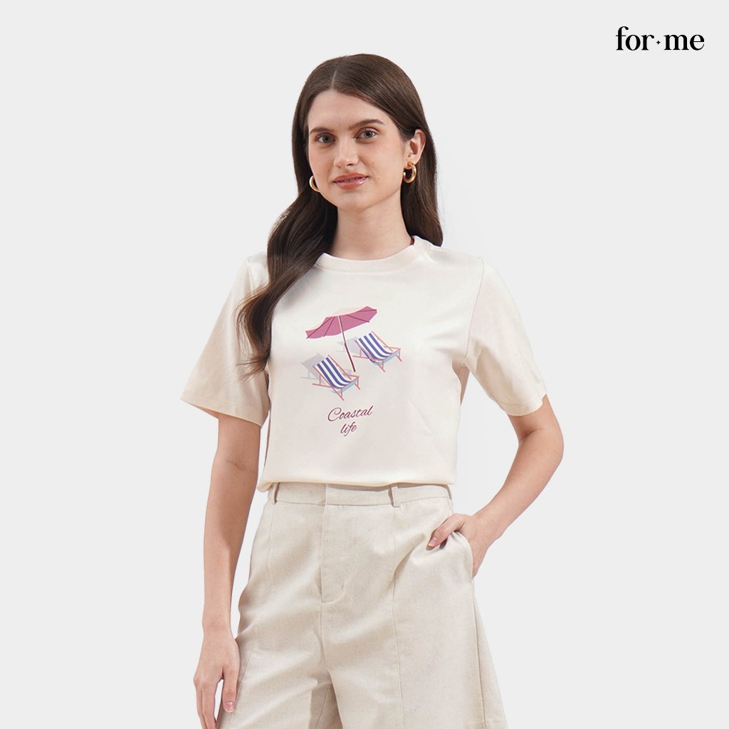 ForMe Regular Fit Graphic T-Shirt Collection For Women | Shopee Philippines
