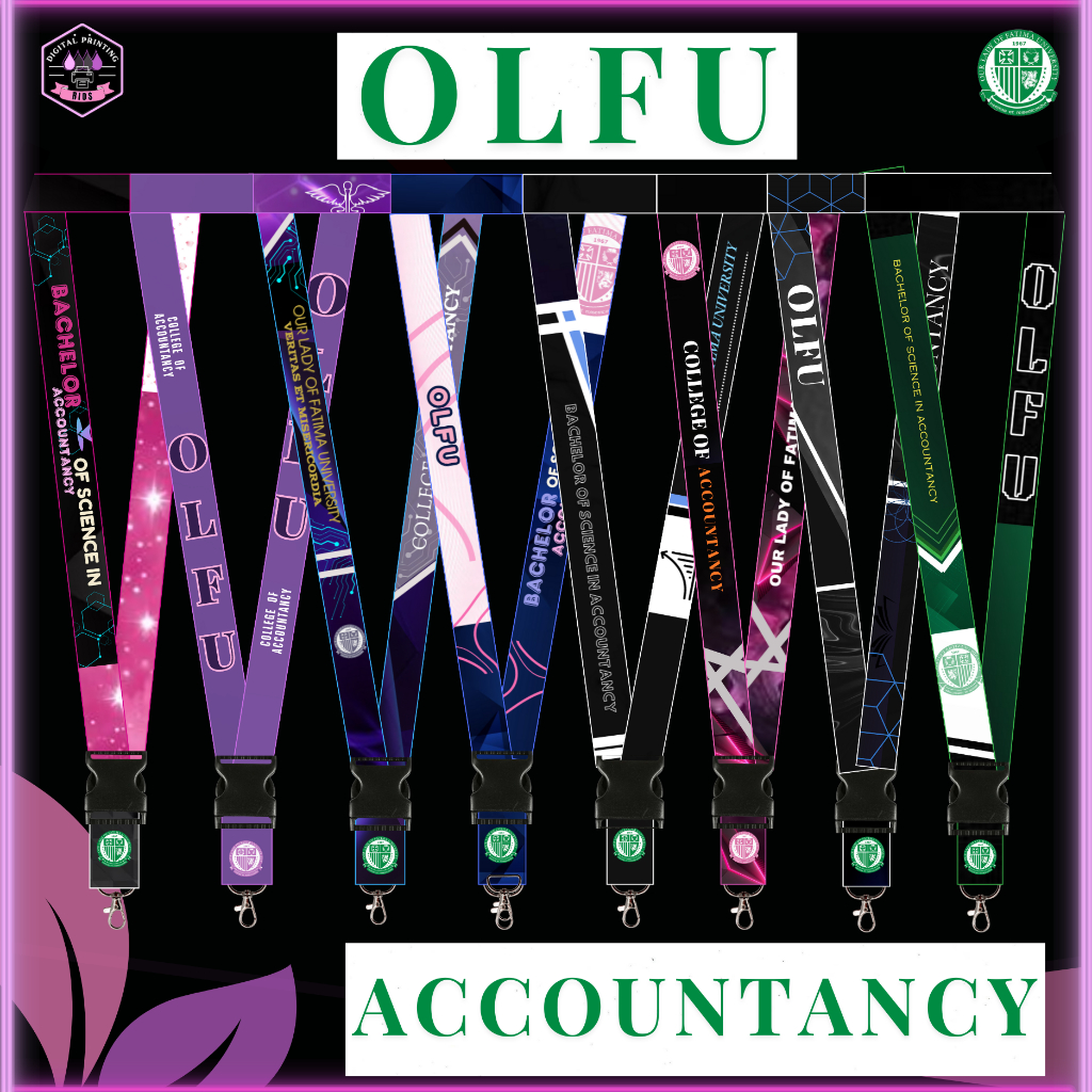 OLFU I ACCOUNTANCY ID LACE/LANYARD | OUR LADY OF FATIMA UNIVERSITY ...