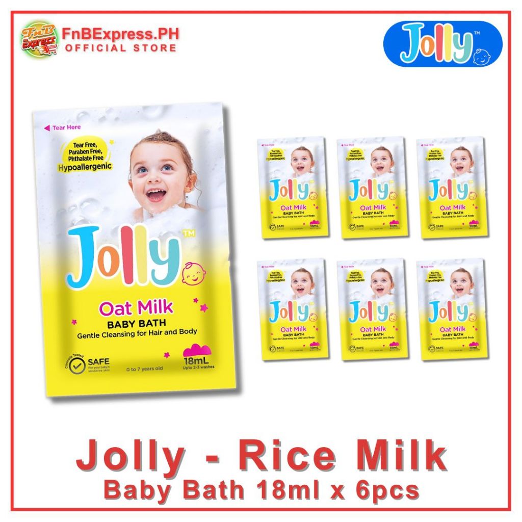 Jolly Oat Milk Baby Bath 18ml (Pack of 6's) | Shopee Philippines