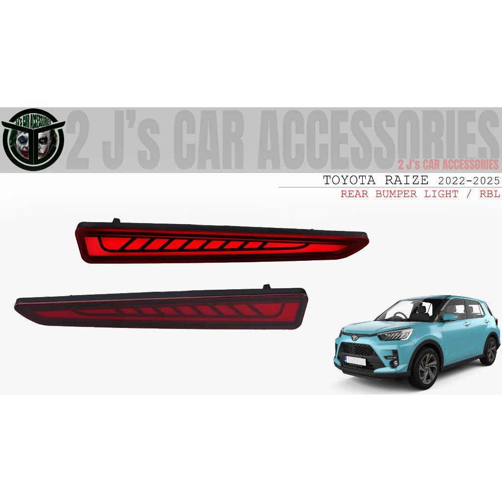TOYOTA RAIZE 2022 TO 2025 REAR BUMPER LIGHT / BREAK LIGHT / SIGNAL ...