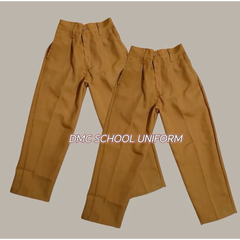 SLACKS KHAKI (B) for kids-teens school uniform | Shopee Philippines