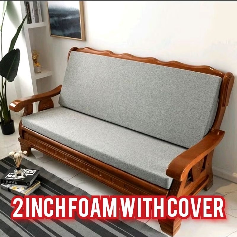 [2INCH] FOAM SA UPUAN WITH COVER | Shopee Philippines