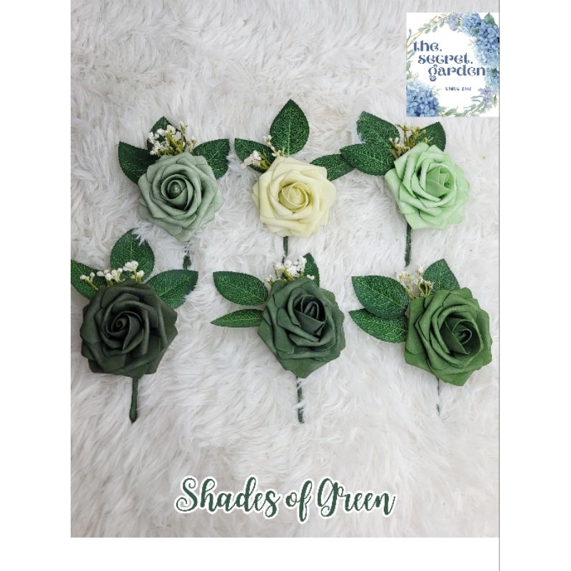 LIMITED COLORS corsage for all occasion with pin (big size flowers for ...