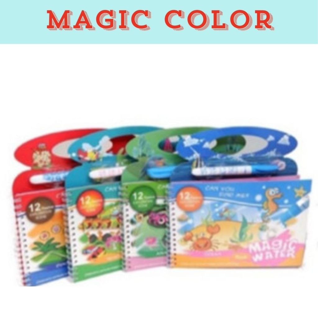 TFL Reusable Kids Coloring Doodle Toddler Activity Magic Water Drawing ...