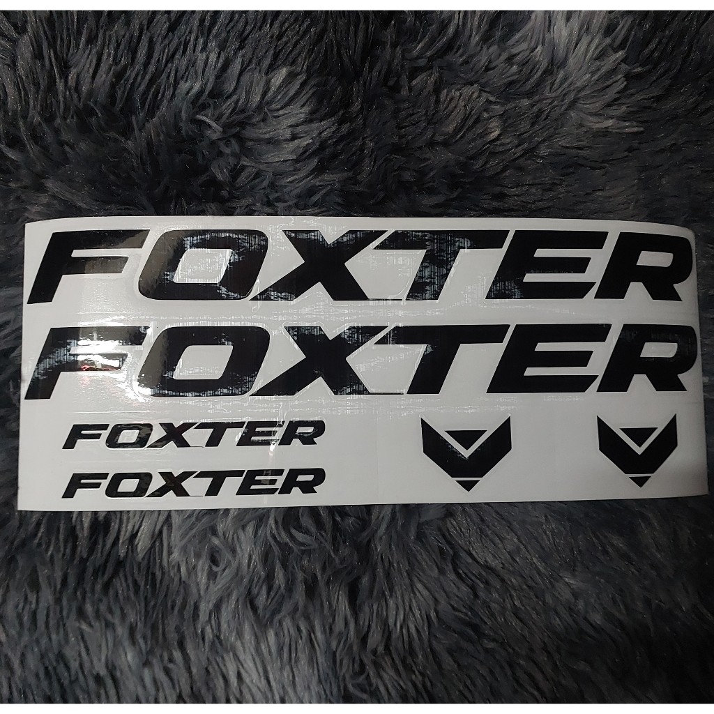 Foxter bike sticker decal design Waterproof Long lasting | Shopee ...