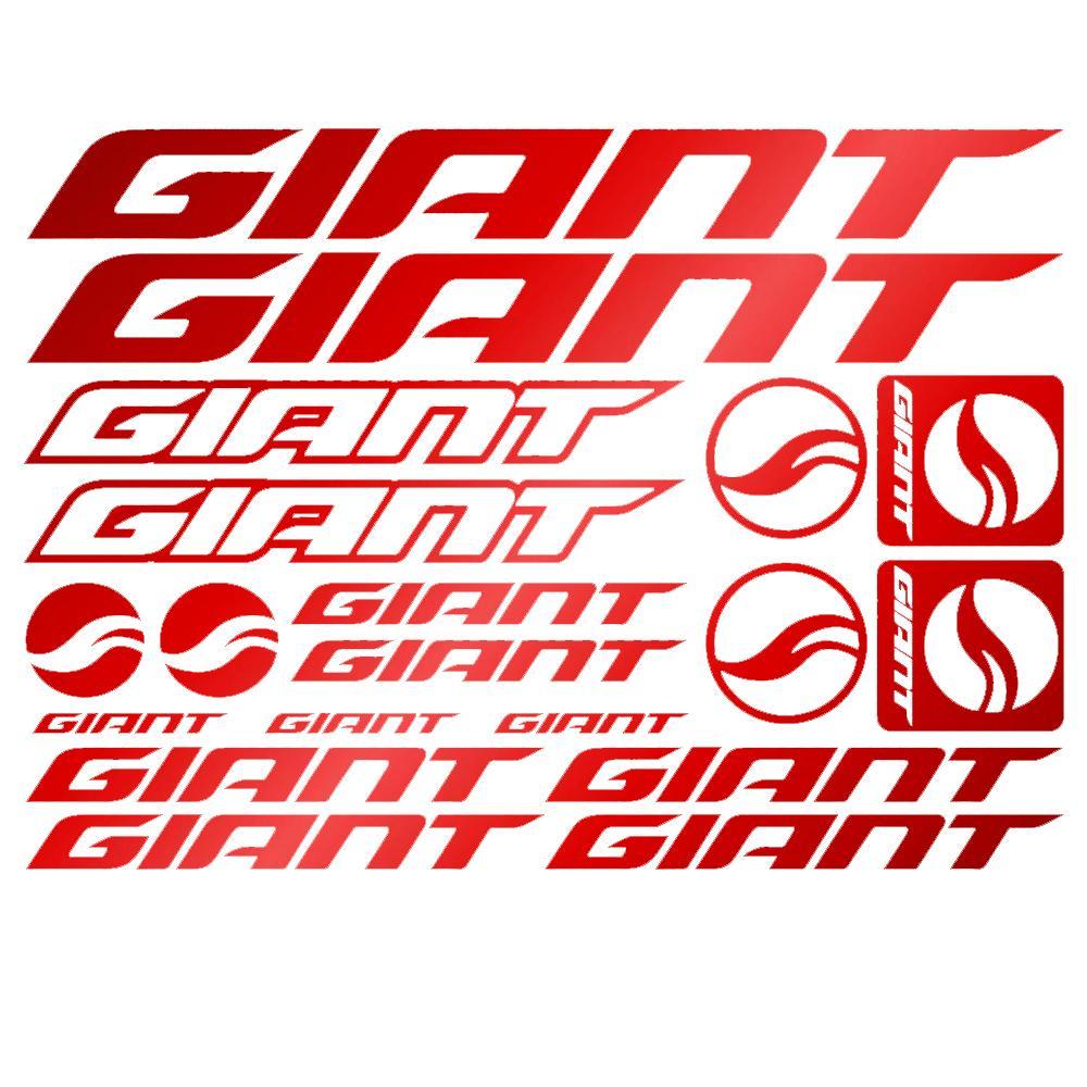 Giant Vinyl Stickers Sheet for Bike Frame - Cycling Bicycle Mtb Road ...