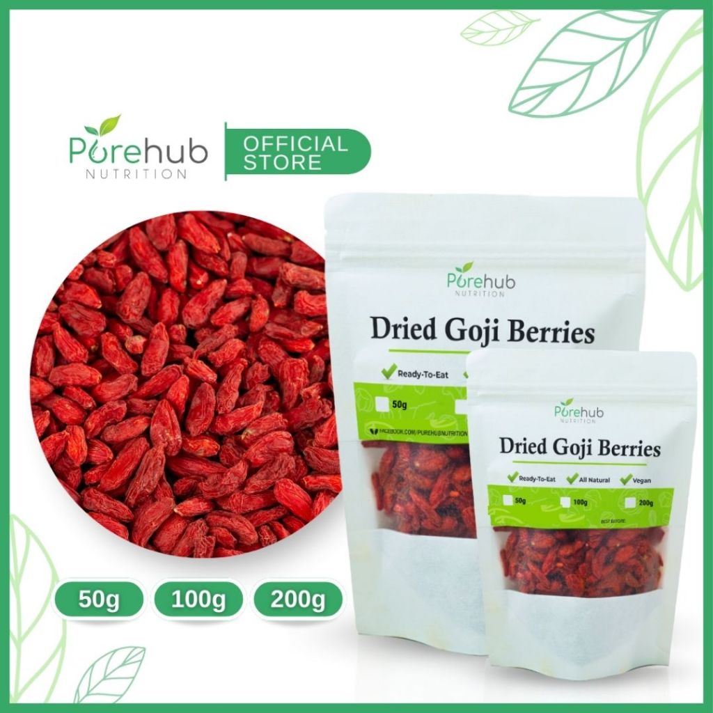 Purehub® Goji Berries (Rettail Pack) | Shopee Philippines