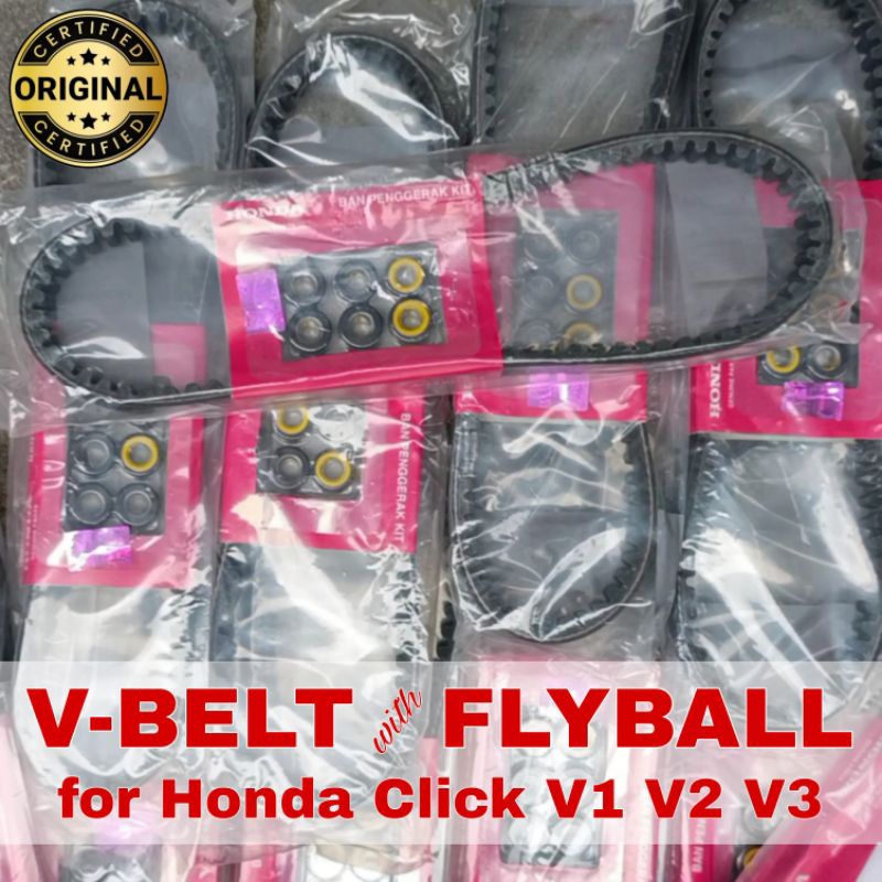 V-Belt with flyball for Honda Click V1 V2 V3- Pambelt Scooter. | Shopee ...