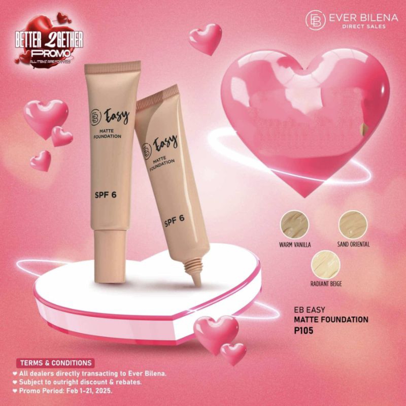 Ever Bilena Easy Matte Foundation SPF 6, 15ml | Shopee Philippines