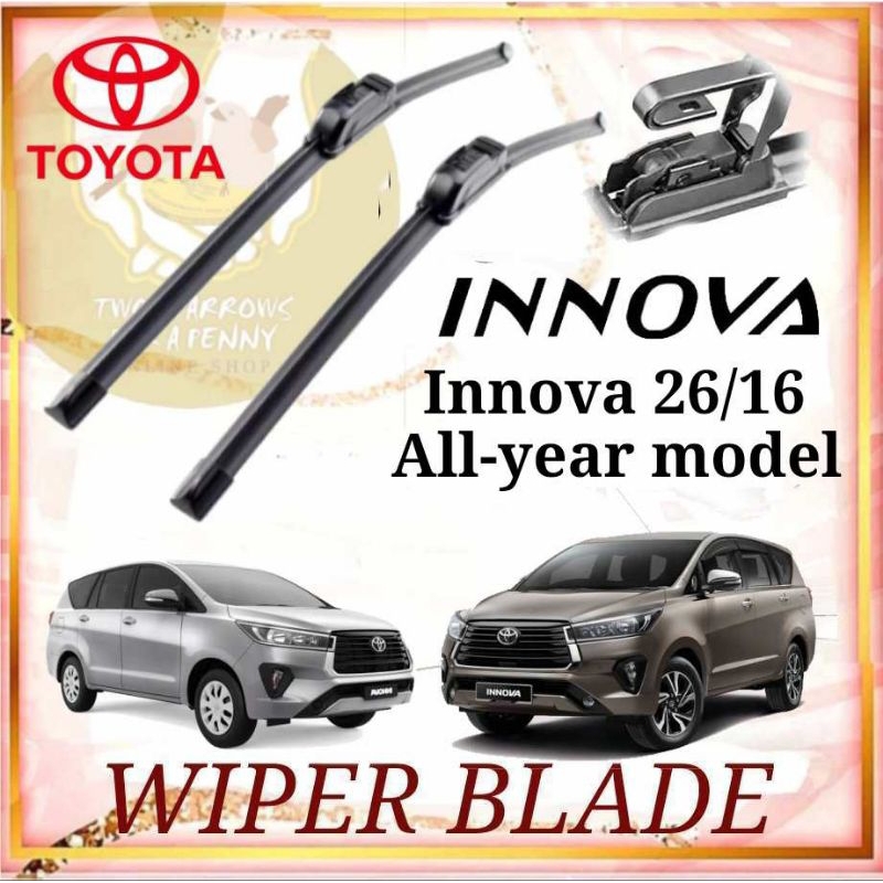 Toyota Innova Wiper Blade Set (Front Only) | Shopee Philippines