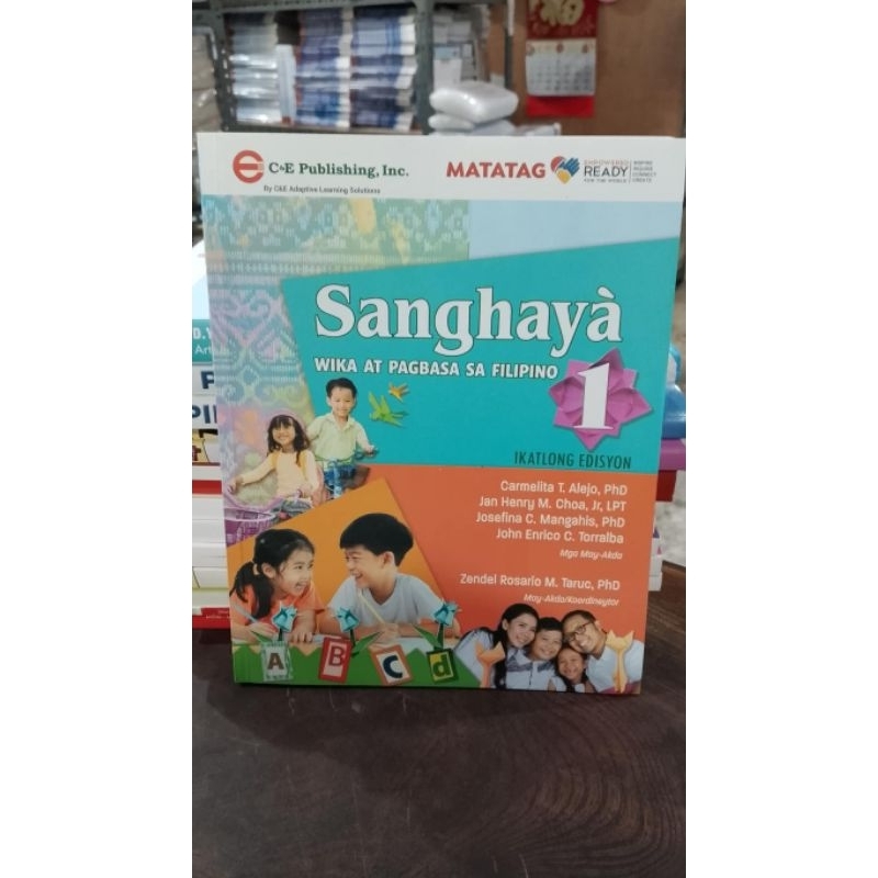 Sanghaya Wika at Pagbasa sa Filipino Grade 1 Ikatlong Edisyon Matatag ...